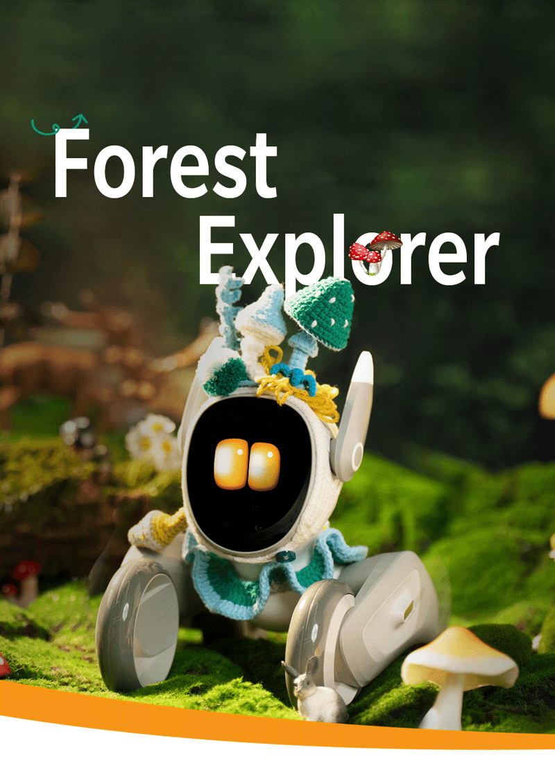 KEYI Forest Explorer Loona’s EMO Pet Robot Costume